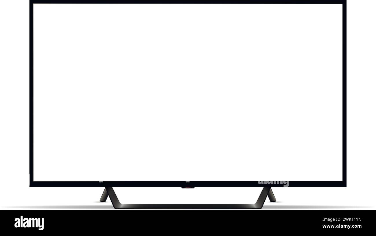 High resolution tv mockup Stock Vector Images - Alamy