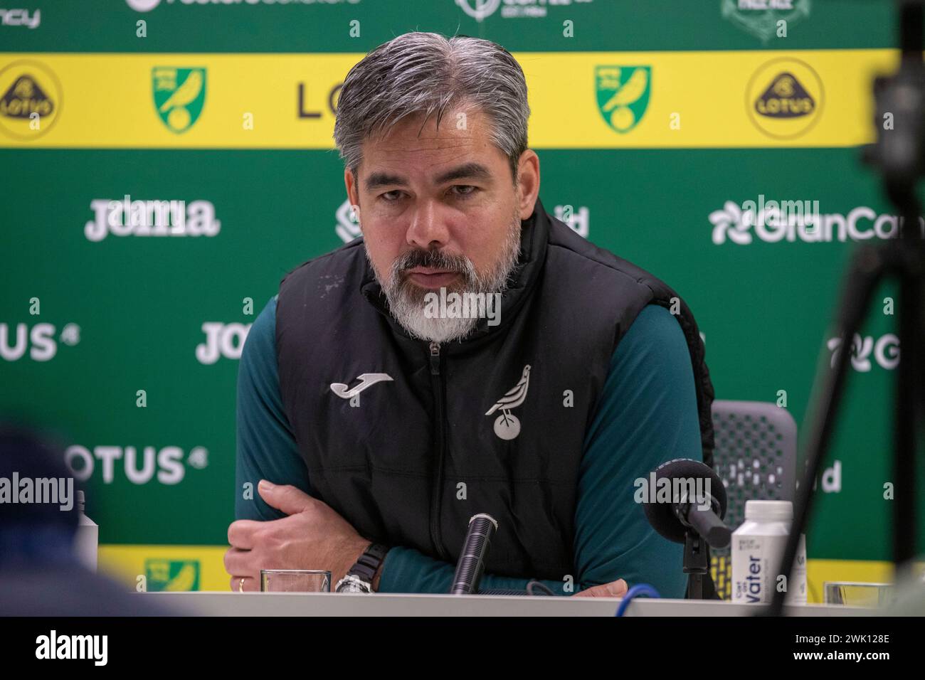 Norwich City Head Coach David Wagner in his press conference after the ...