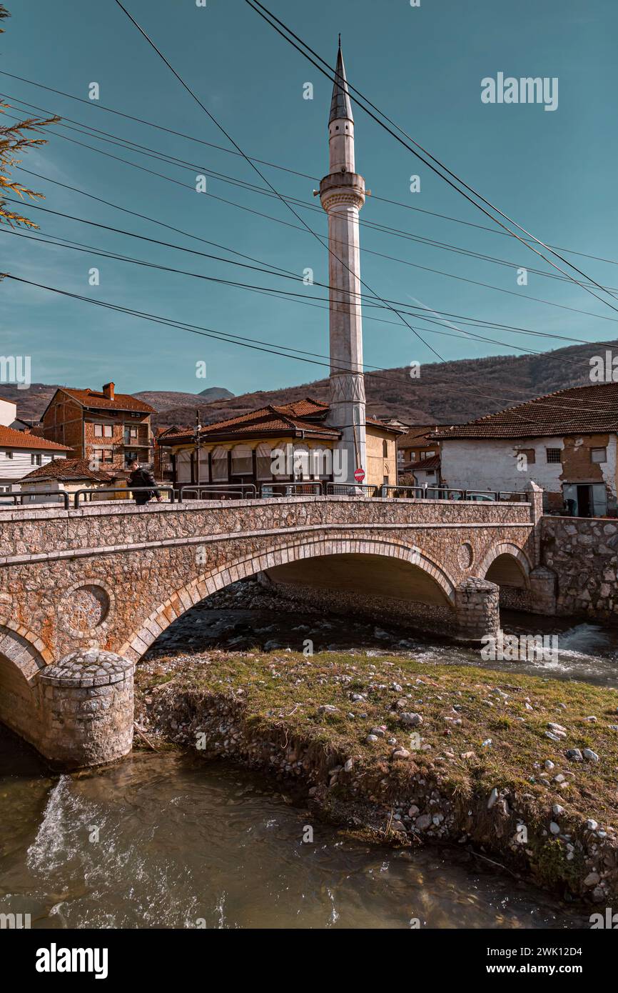 Prizren, Kosovo - 6 FEB 2024: The Suzi Celebi Mosque is an Ottoman era ...