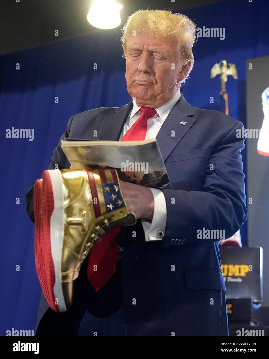 Republican presidential candidate former President Donald Trump ...