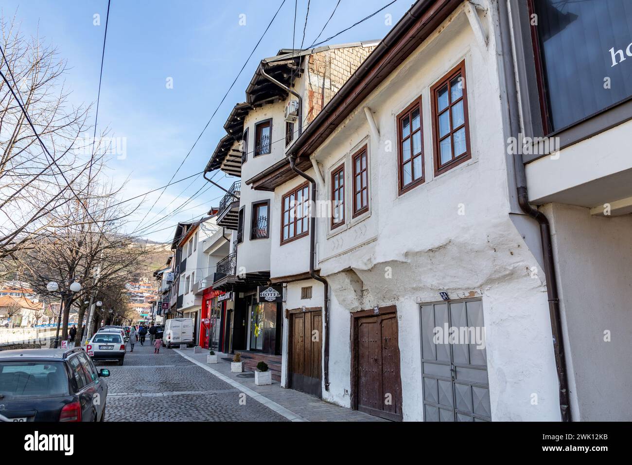 Prizren, Kosovo - 6 FEB 2024: Traditional Ottoman architecture and ...
