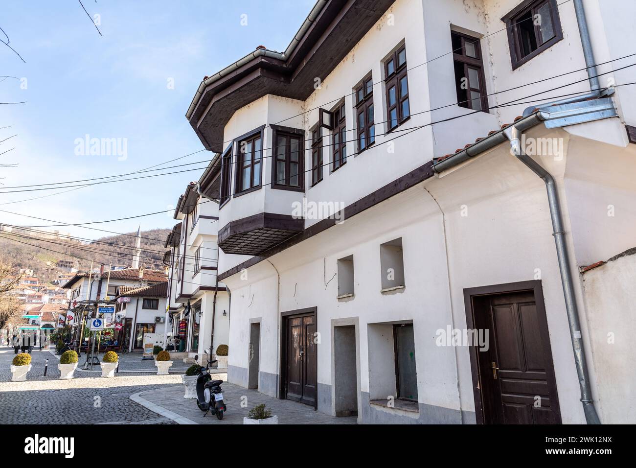 Prizren, Kosovo - 6 FEB 2024: Traditional Ottoman architecture and ...