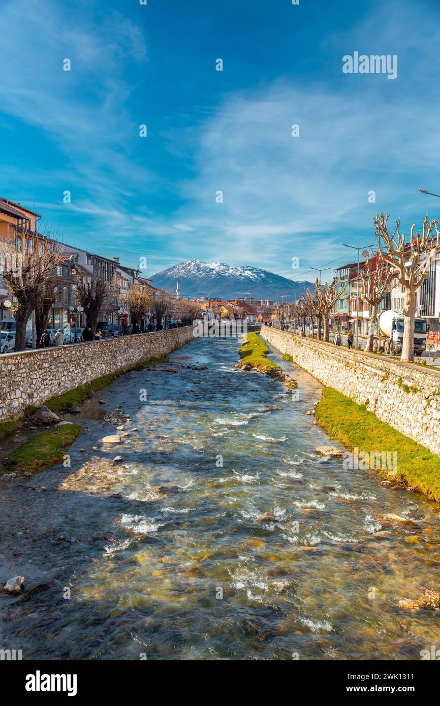 Prizren, Kosovo - 6 FEB 2024: The Lumbardhi i Prizrenit, or Prizren ...