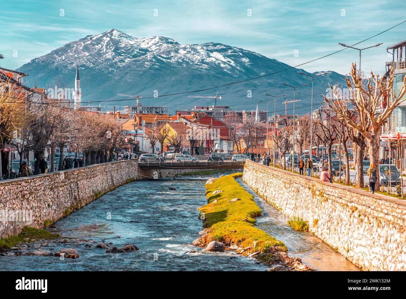 Prizren, Kosovo - 6 FEB 2024: The Lumbardhi i Prizrenit, or Prizren ...