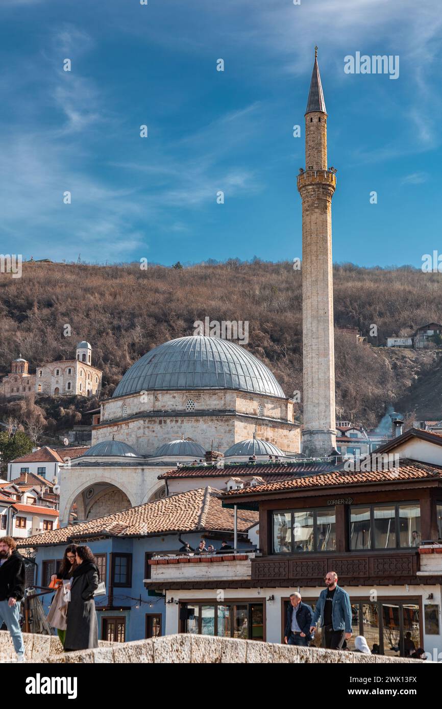 Prizren, Kosovo - 6 FEB 2024: The Sinan Pasha Mosque is an Ottoman ...