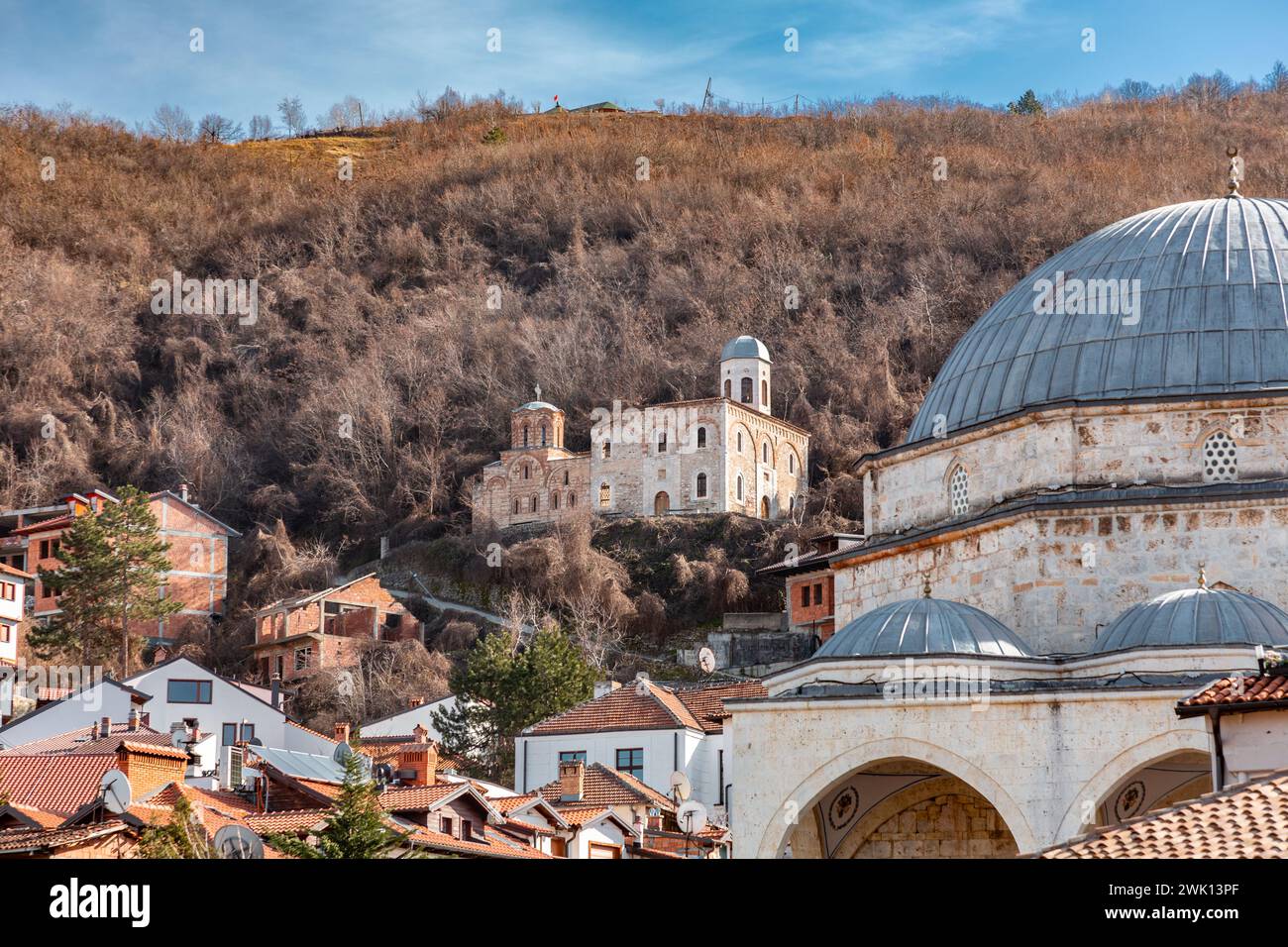 Prizren, Kosovo - 6 FEB 2024: The Church of the Holy Saviour is a ...