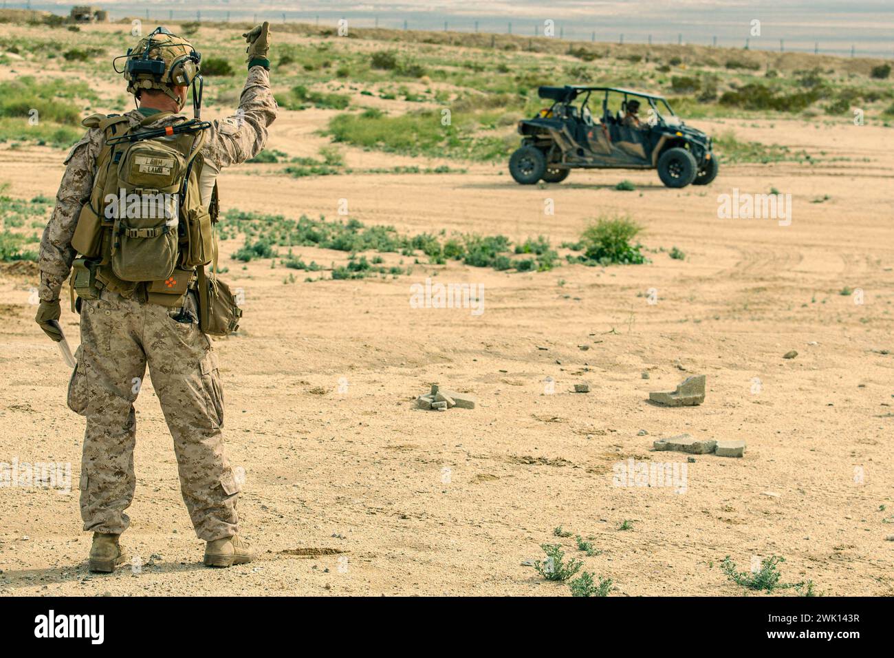 U.S. Marine Corps Capt. Daniel Lamm, the fox company commander of 2d ...