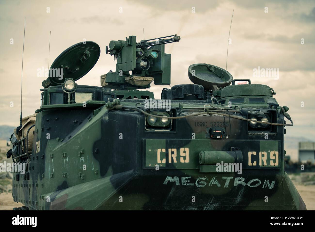 A U.S. Marine Corps Assault Amphibious Vehicle with 2d Assault ...