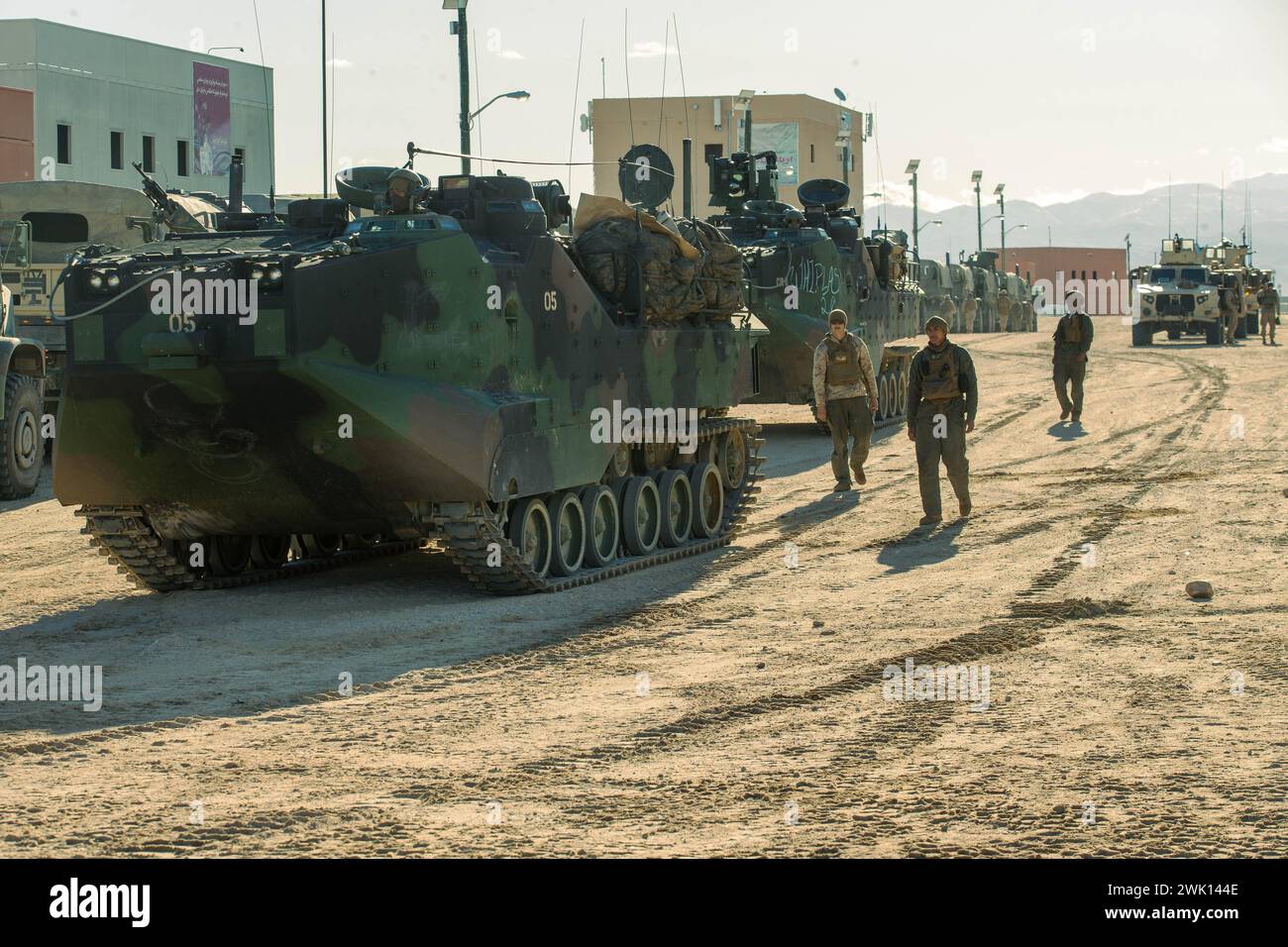 U.S. Marines with 2d Battalion, 6th Marine Regiment, 2d Marine Division ...