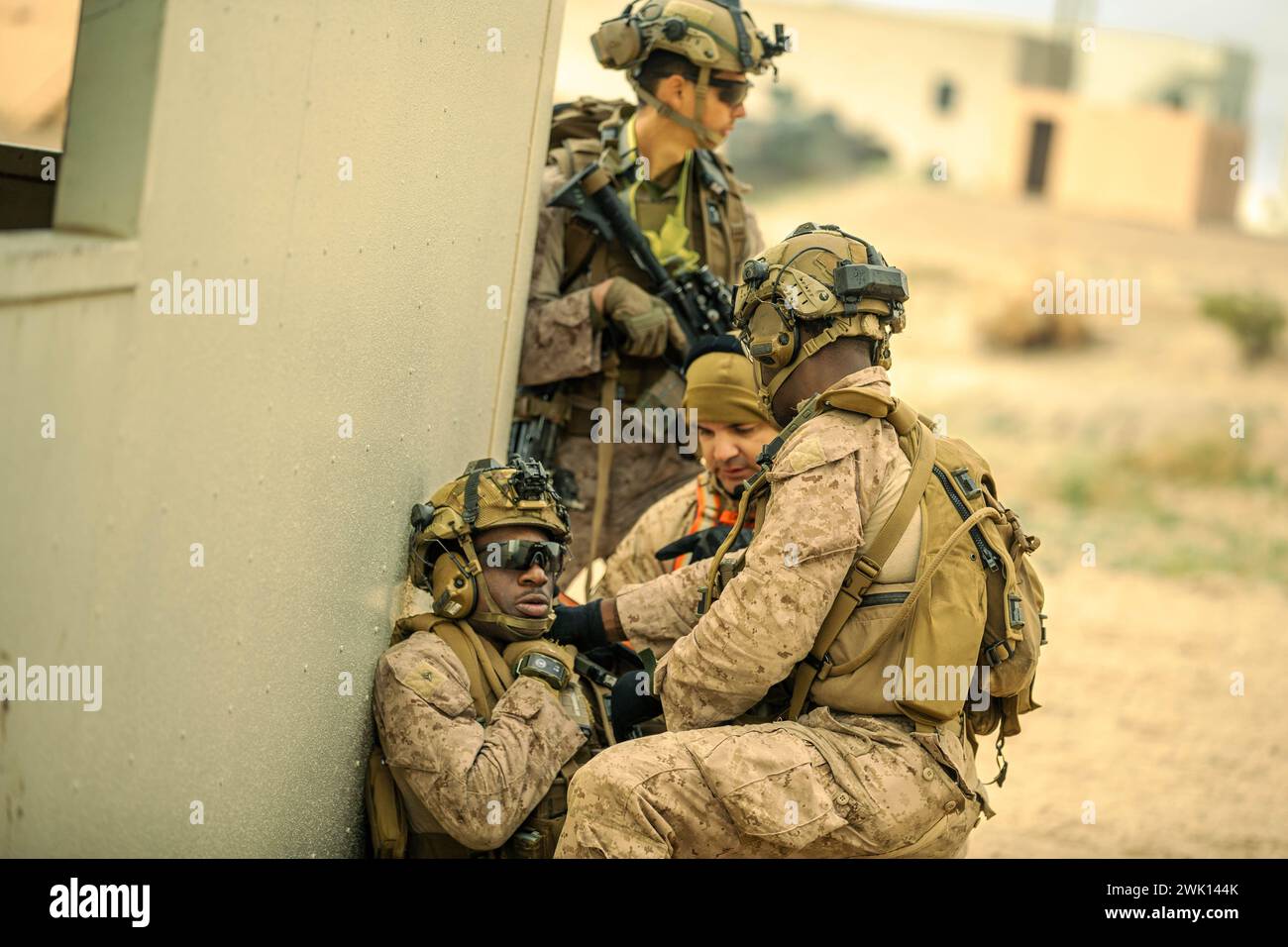 U.S. Marines with Golf Company, 2d Battalion, 6th Marine Regiment, 2d ...