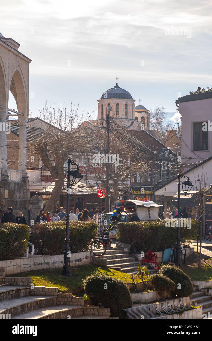 Prizren, Kosovo - 6 FEB 2024: Cathedral of Saint George in Prizren is ...