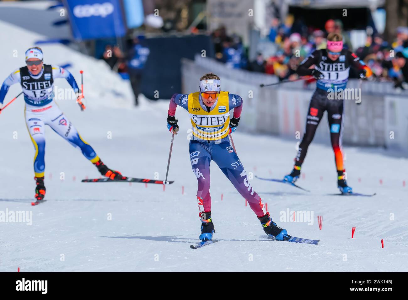 Minneapolis, Minnesota, USA. 17th Feb, 2024. JESSIE DIGGINS of the ...