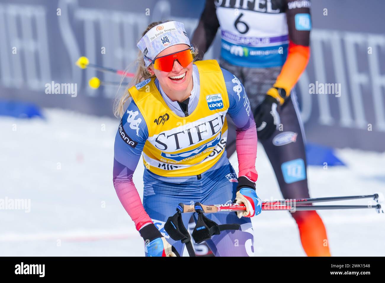 Minneapolis, Minnesota, USA. 17th Feb, 2024. JESSIE DIGGINS of the ...