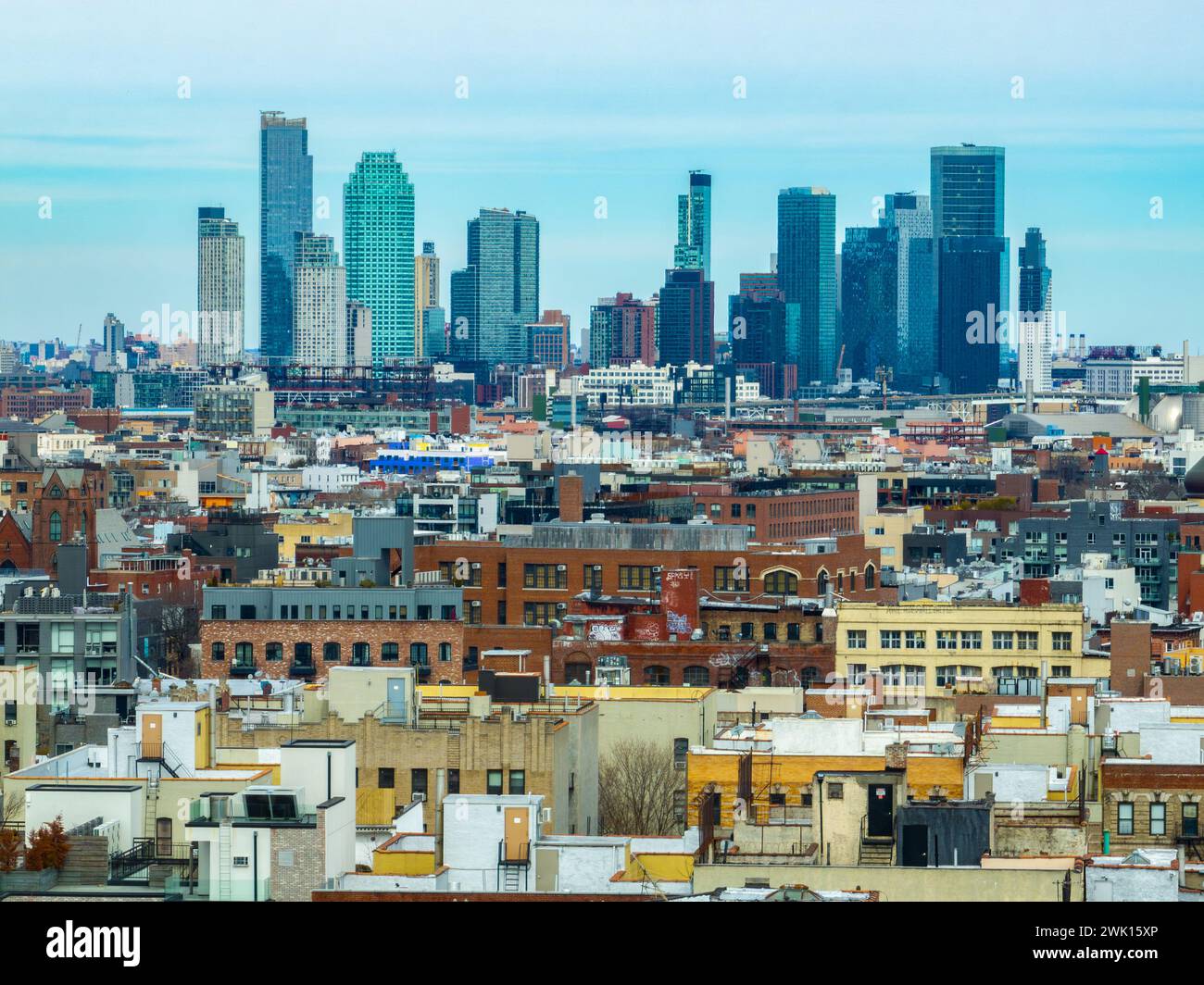 Aerial greenpoint new york hi-res stock photography and images - Alamy