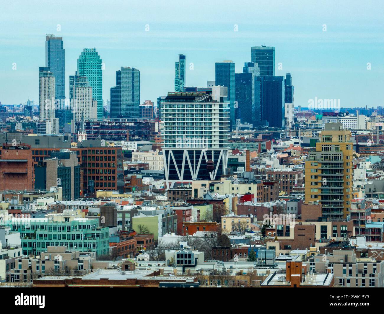 Aerial greenpoint new york hi-res stock photography and images - Alamy