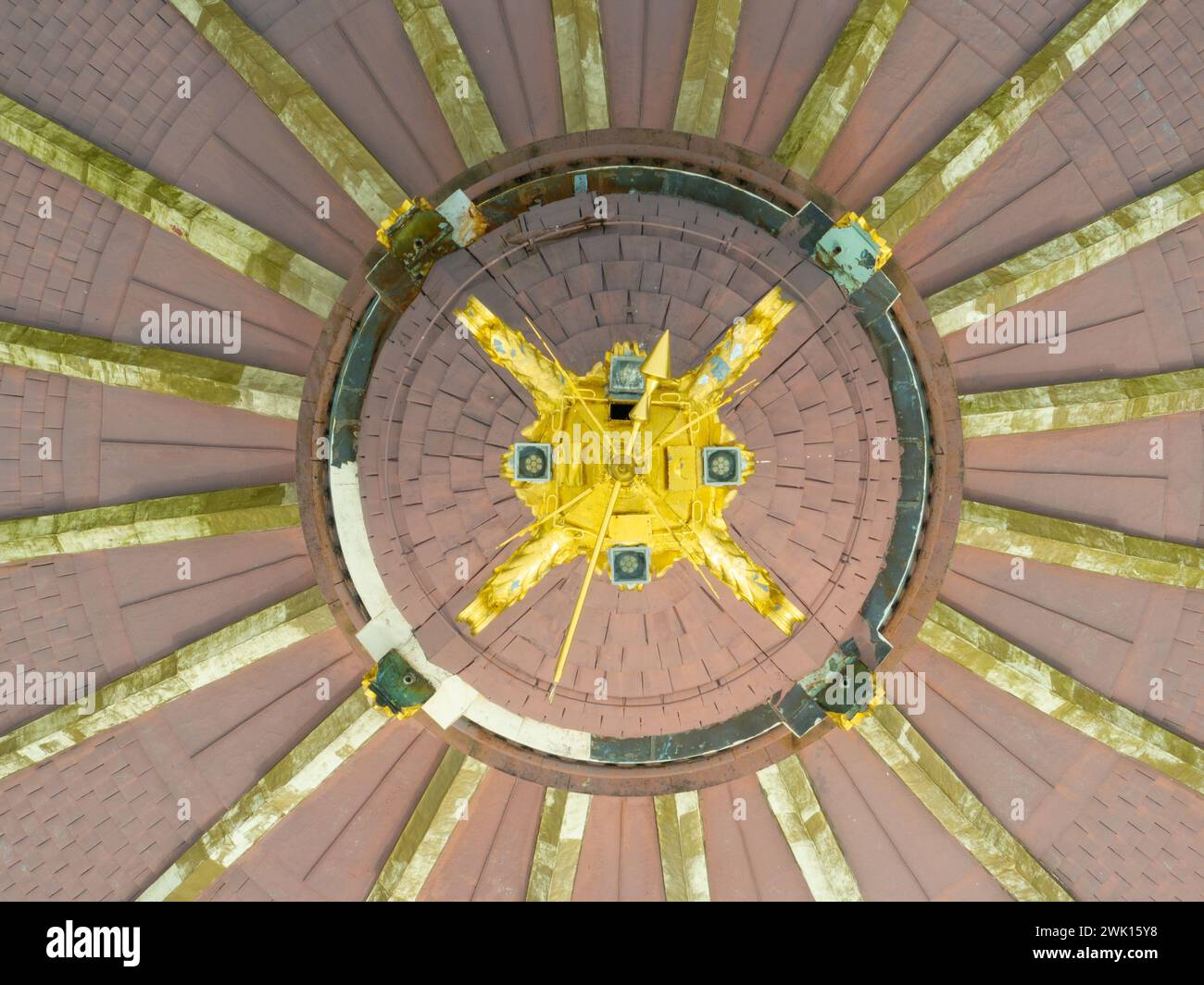 Aerial view of the Williamsburgh Savings Bank building in Brooklyn, New ...