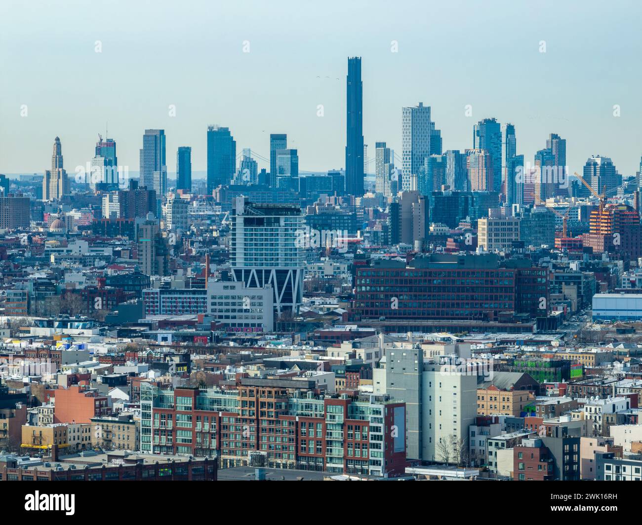 Aerial greenpoint new york hi-res stock photography and images - Alamy