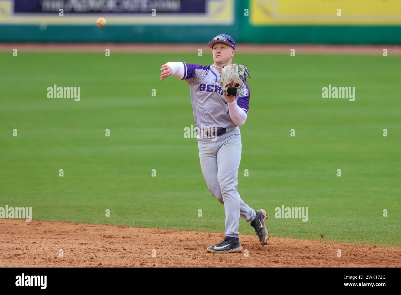 Baton Rouge, LA, USA. 17th Feb, 2024. Central Arkansas second baseman ...