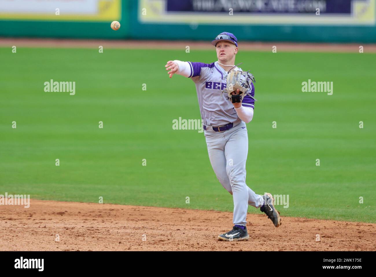 Baton Rouge, LA, USA. 17th Feb, 2024. Central Arkansas second baseman ...
