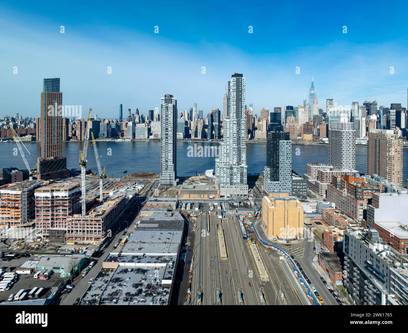 Aerial greenpoint new york hi-res stock photography and images - Alamy