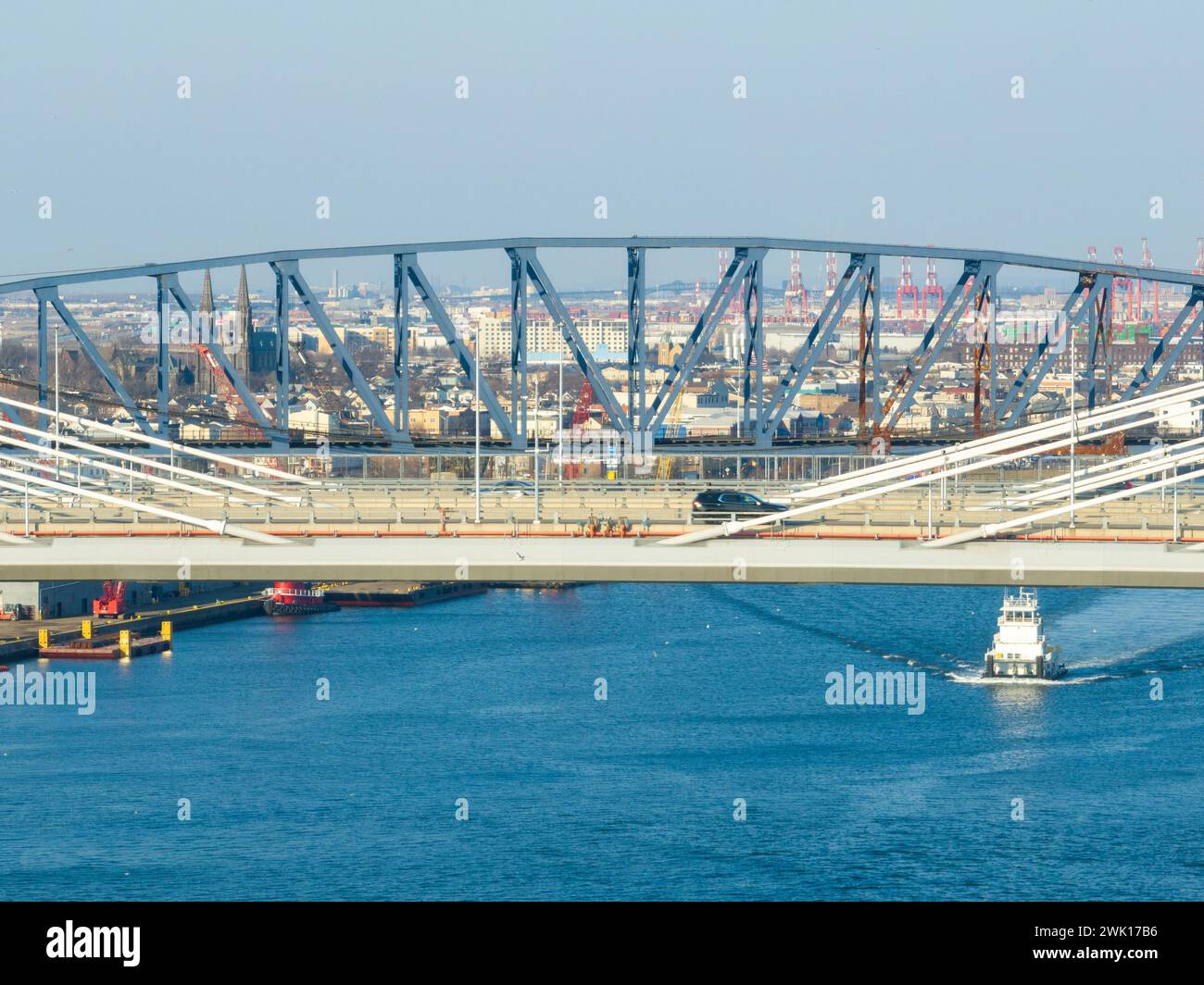 Arthur Kill Vertical Lift Bridge. The Goethals Bridge and Arthur Kill ...