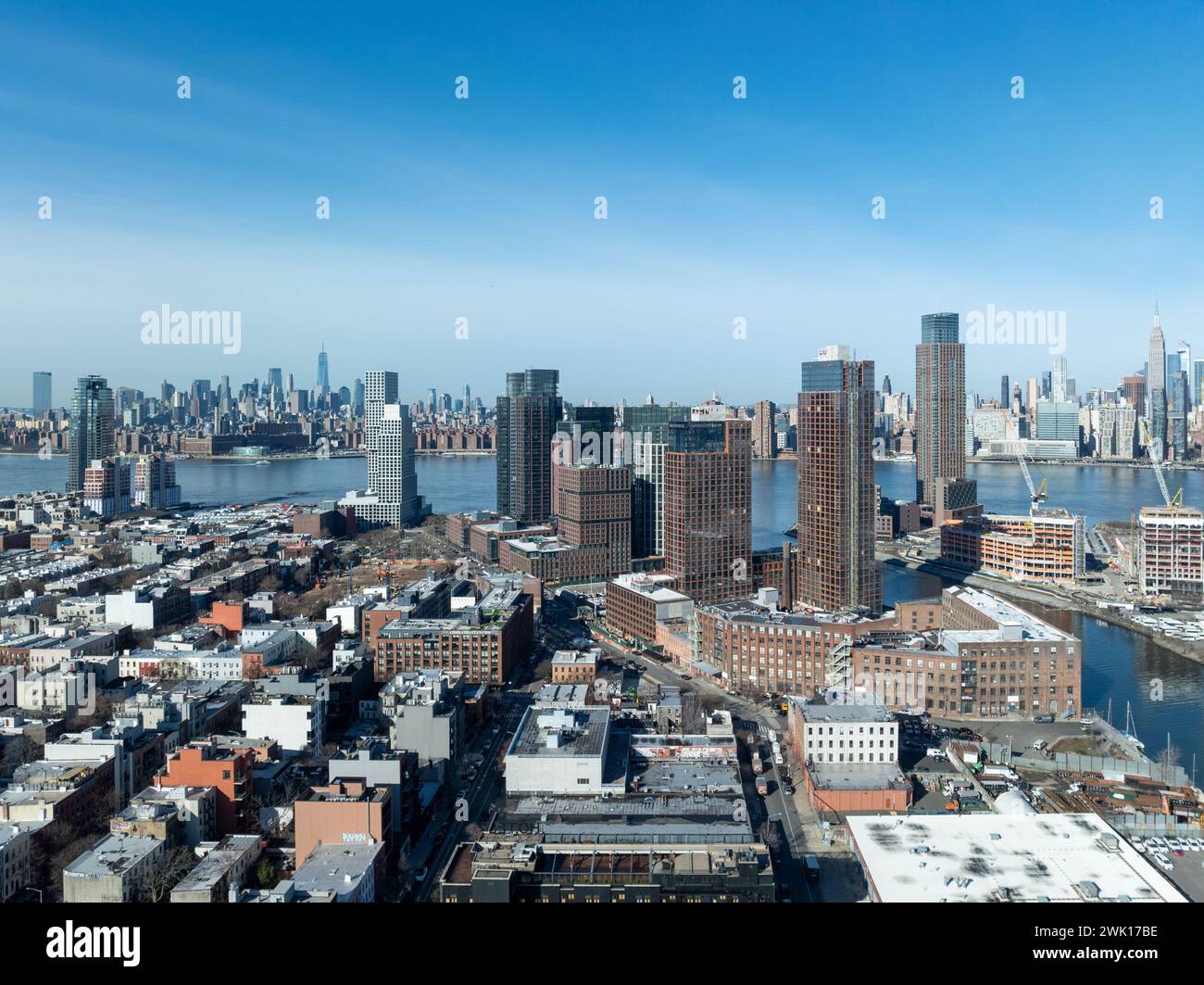 Aerial greenpoint new york hi-res stock photography and images - Alamy