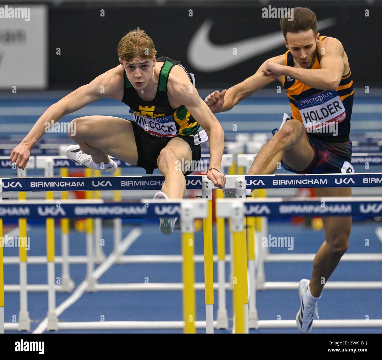 Birmingham, England. 17 February, 2024. Thomas Wilcock and Callum ...