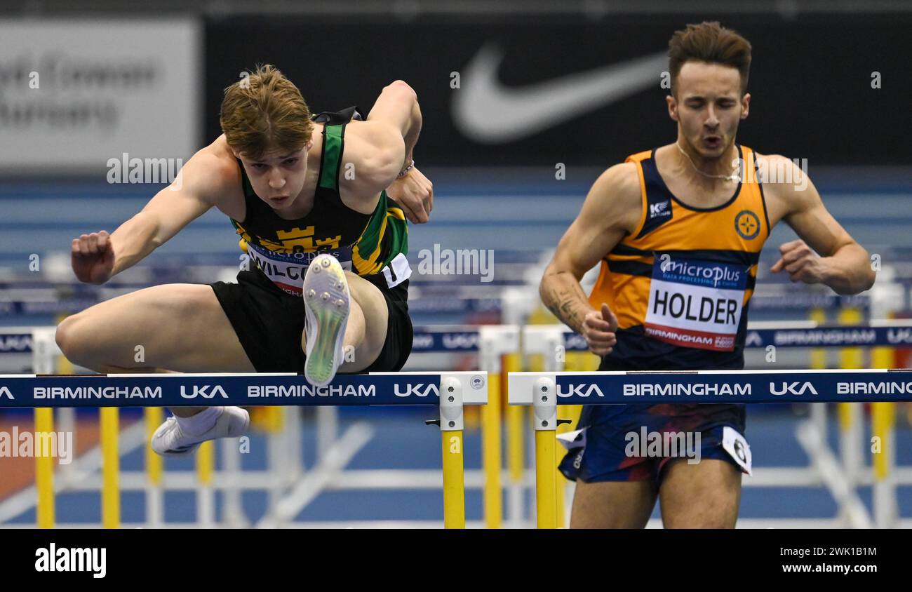Birmingham, England. 17 February, 2024. Thomas Wilcock and Callum ...