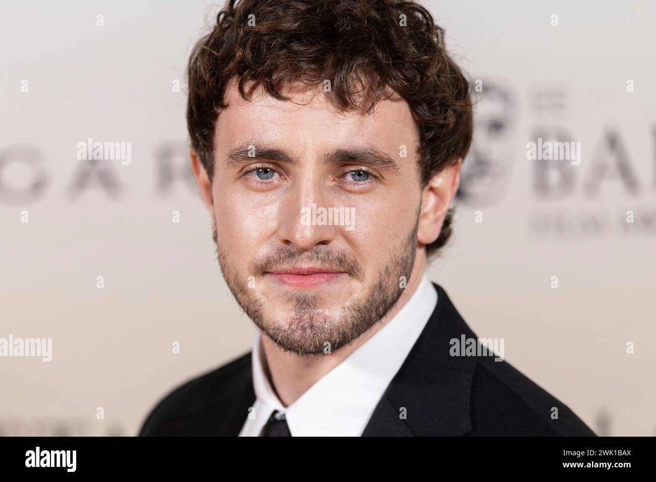 Paul Mescal poses for photographers upon arrival for the BAFTA Nominees ...