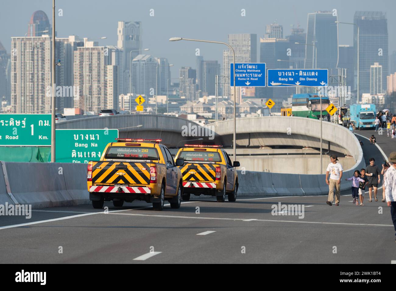 Bangkok, Thailand. 17th Feb, 2024. The Expressway Authority of Thailand ...