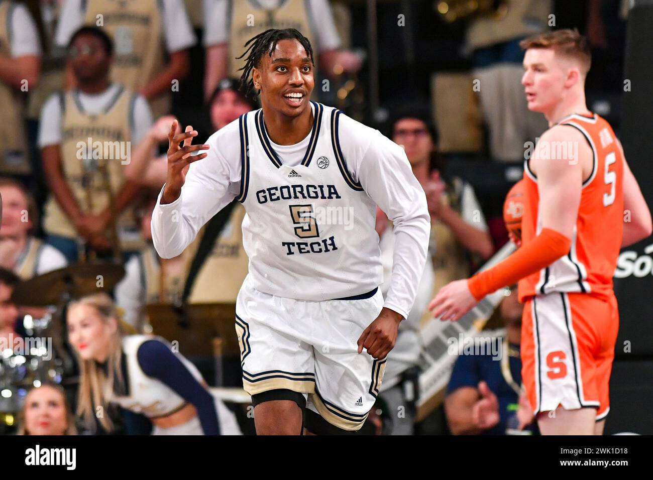 ATLANTA, GA – FEBRUARY 17: Georgia Tech forward Tafara Gapare (5 ...