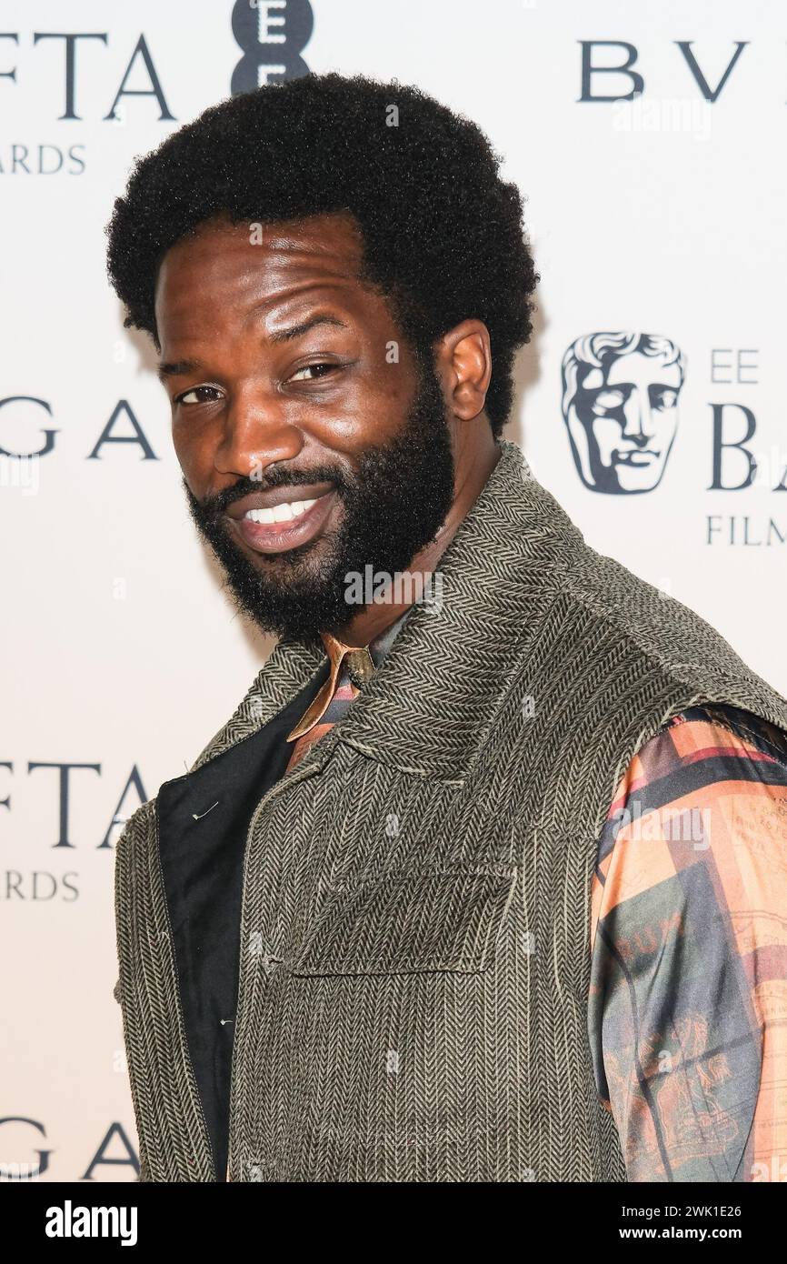 The National Gallery, London, UK. 17th Feb, 2024. Sope Dirisu arriving ...