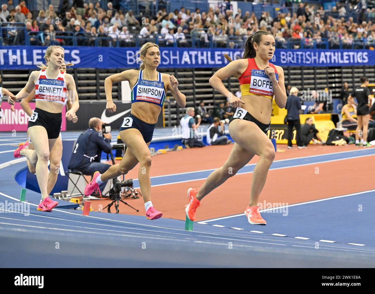 Birmingham, UK. 17th Feb, 2024. BOFFEY Isabelle in heat 2 of the Womens ...