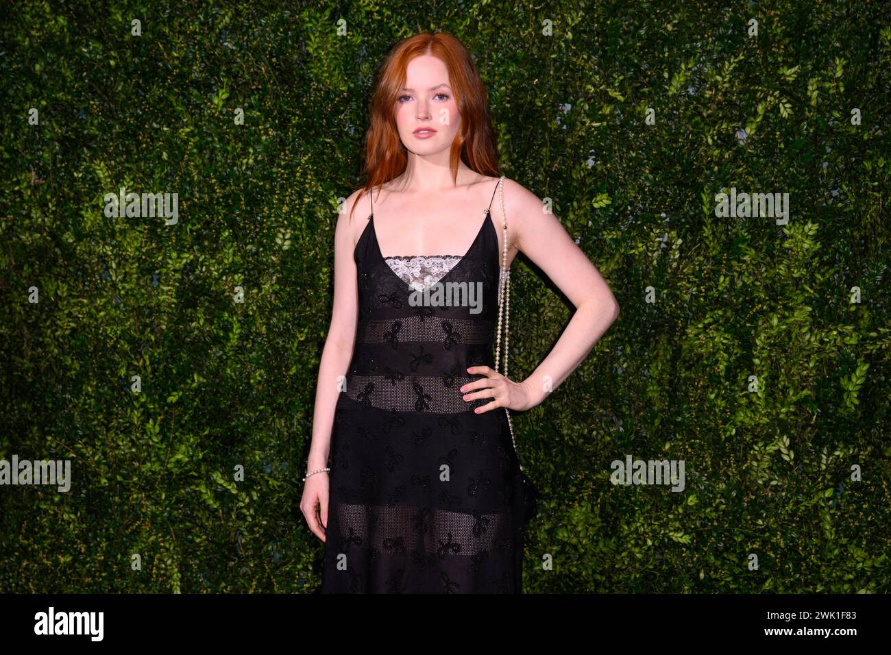 London, UK. Saturday 17th February 2024. Ellie Bamber attending the ...