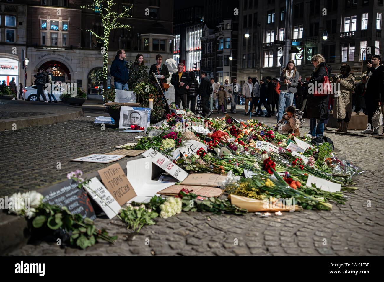 Amsterdam, the Netherlands - February 17, 2024: Large Amount of Flowers ...