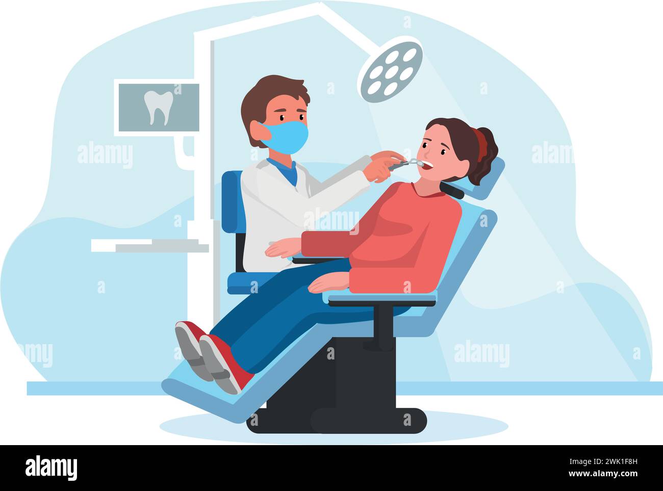 Cartoon teeth hi-res stock photography and images - Alamy