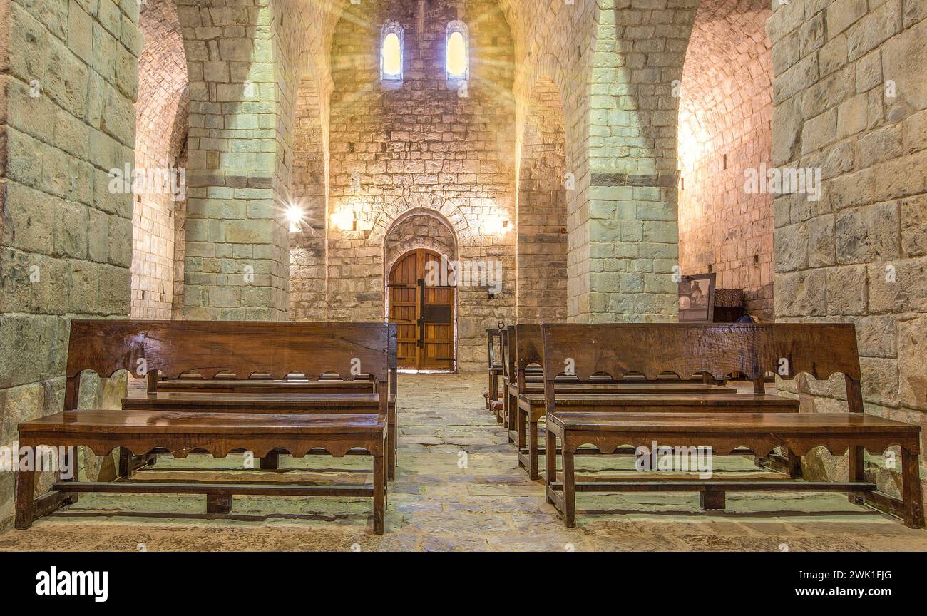 The Wood Bench of Catholic church, people can pray for god jesus Stock ...