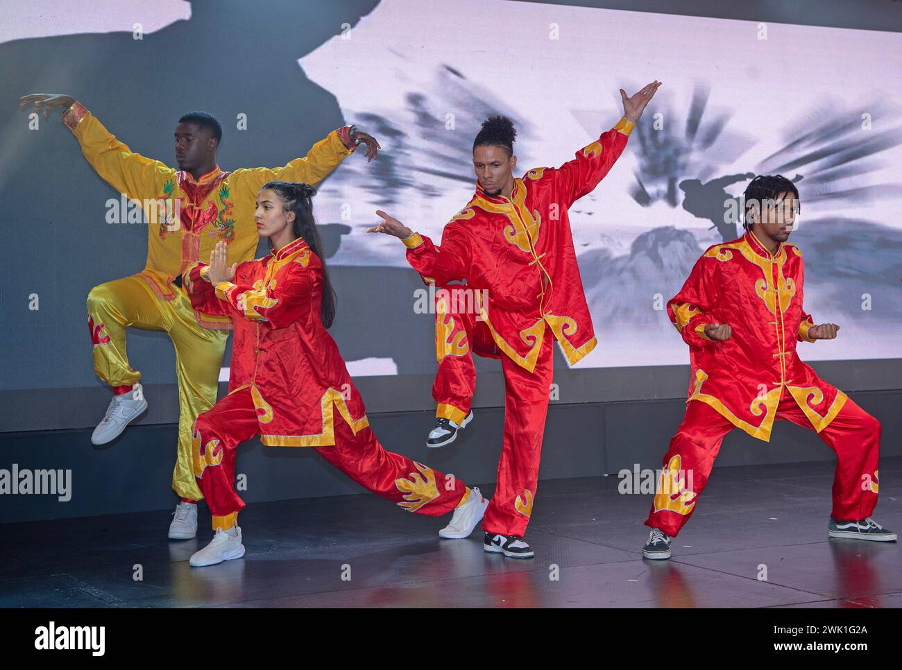 Windhoek, Namibia. 20th Jan, 2024. Dancers studying at the University ...