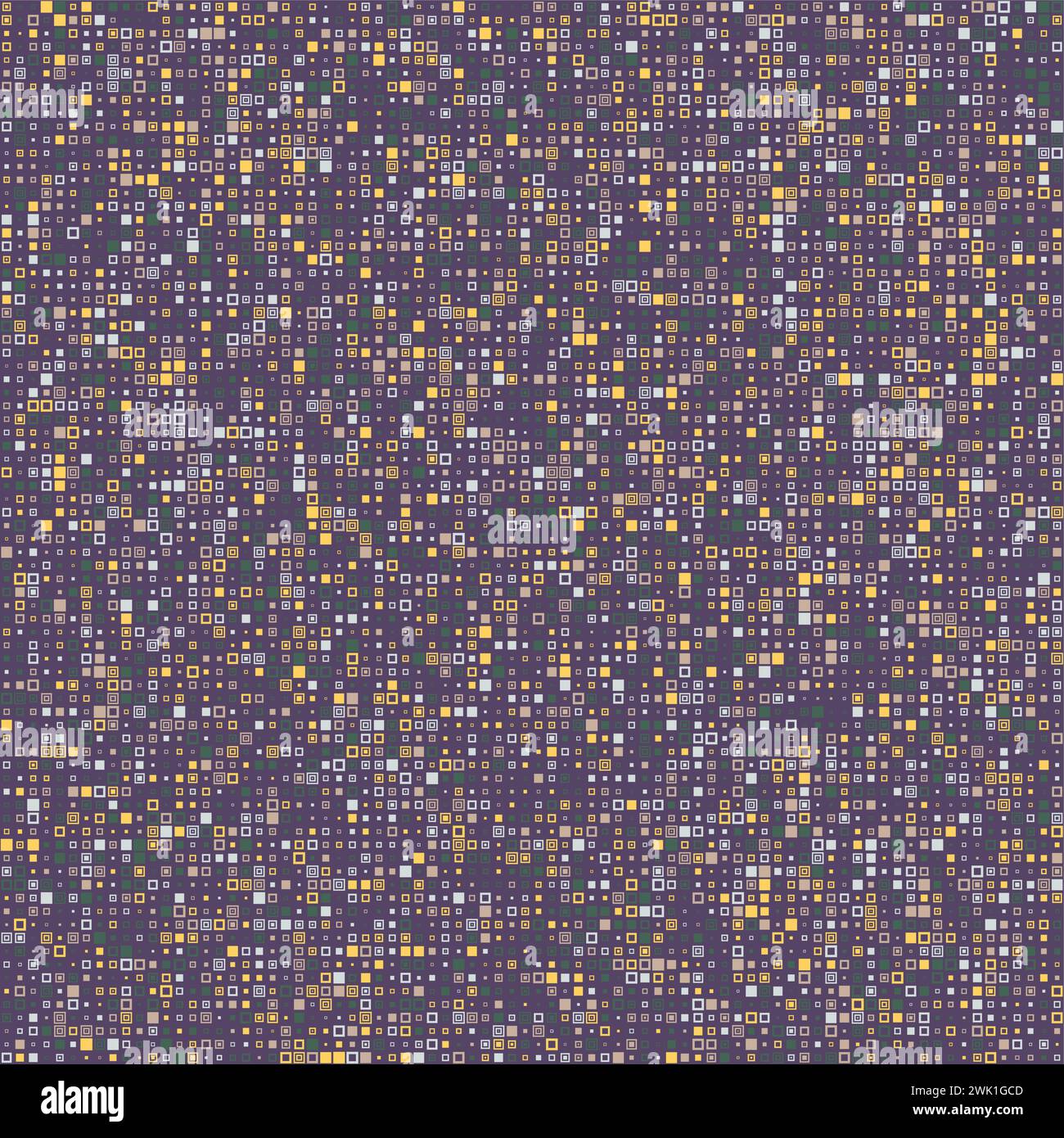 Geometric background. Various style squares in multiple colors. Muted ...