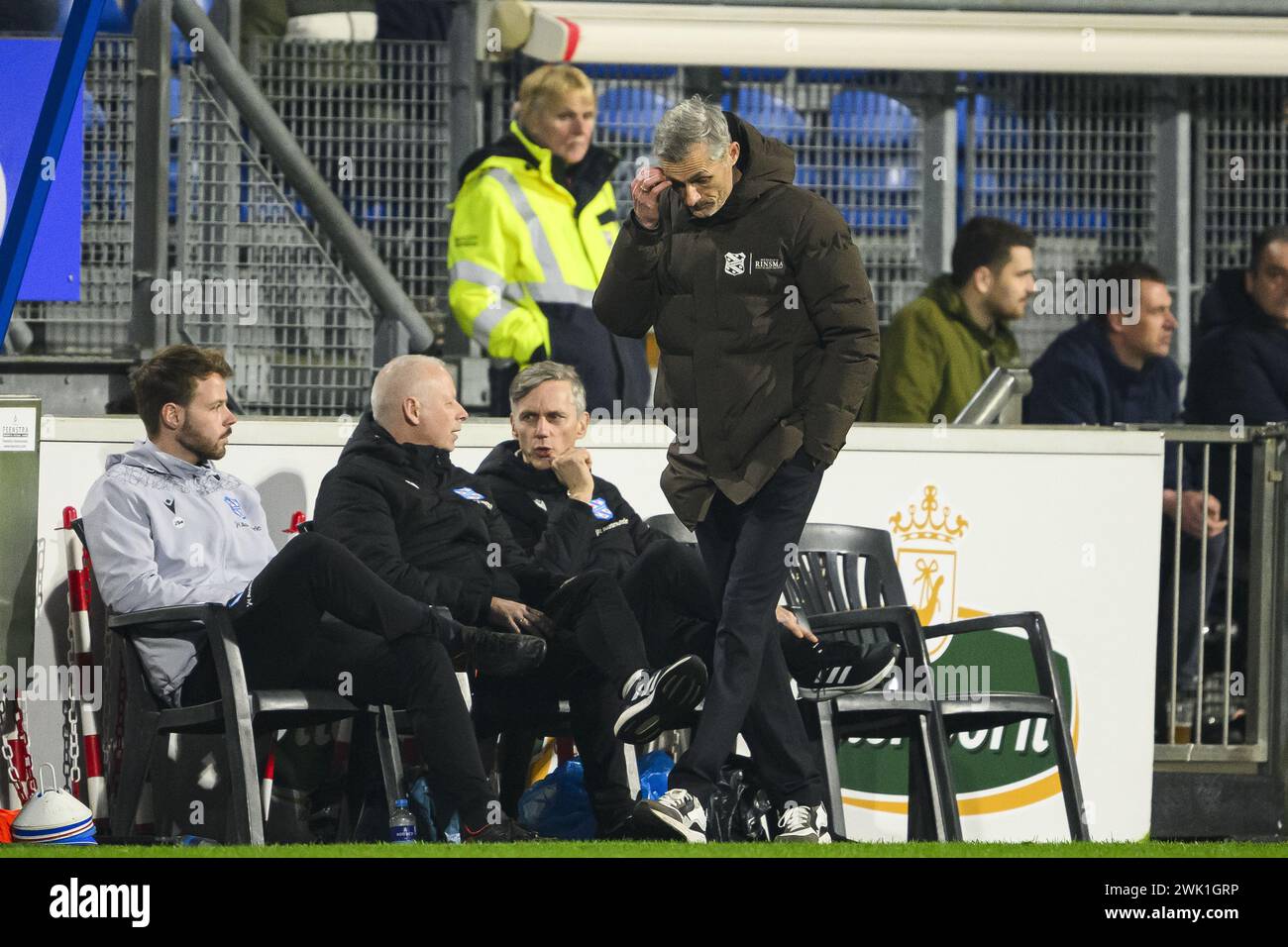 HEERENVEEN - SC Heerenveen coach Kees van Wonderen during the Dutch ...