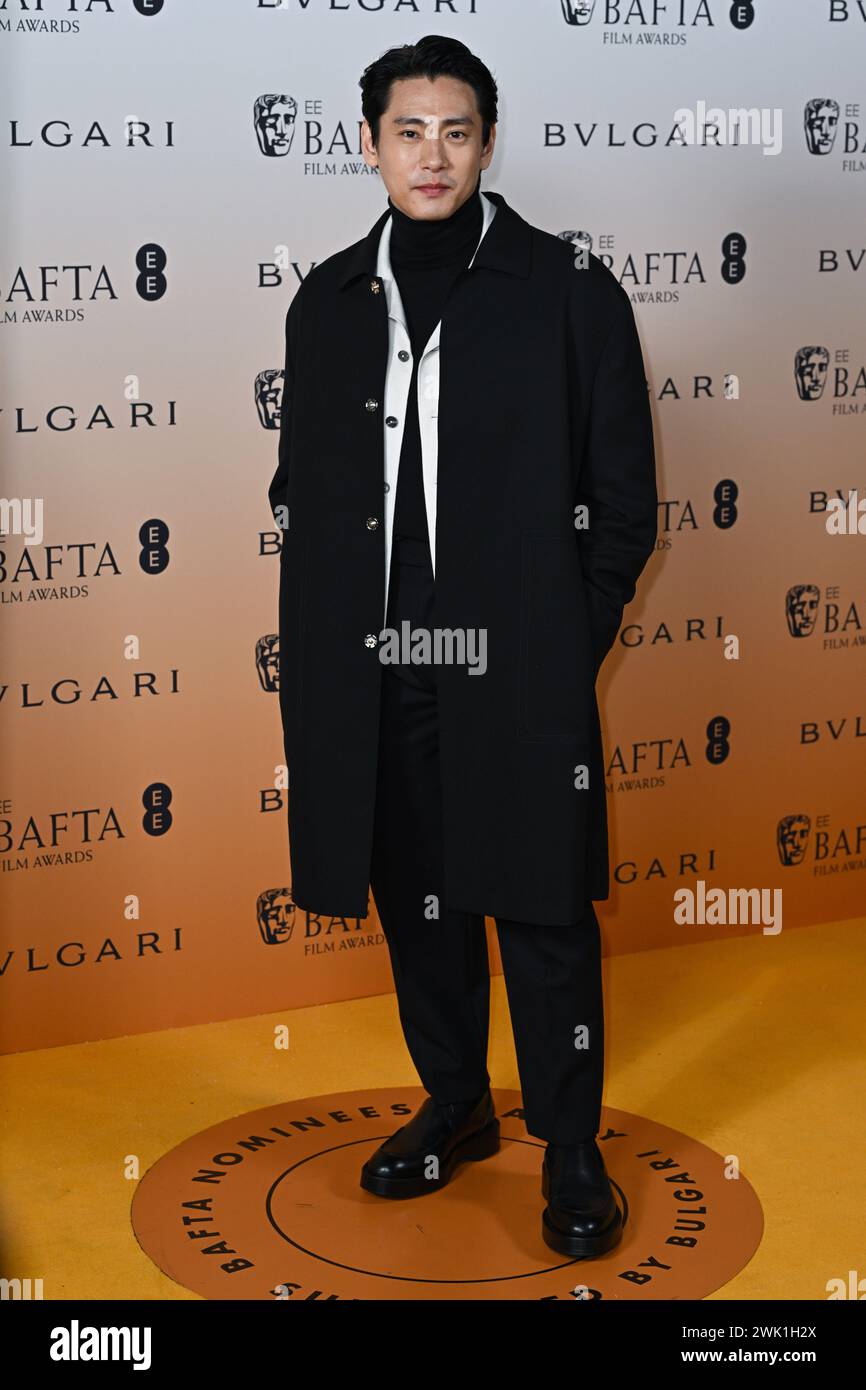 London, UK. February 17th, 2024. Teo Yoo arriving at 2024 EE BAFTA ...