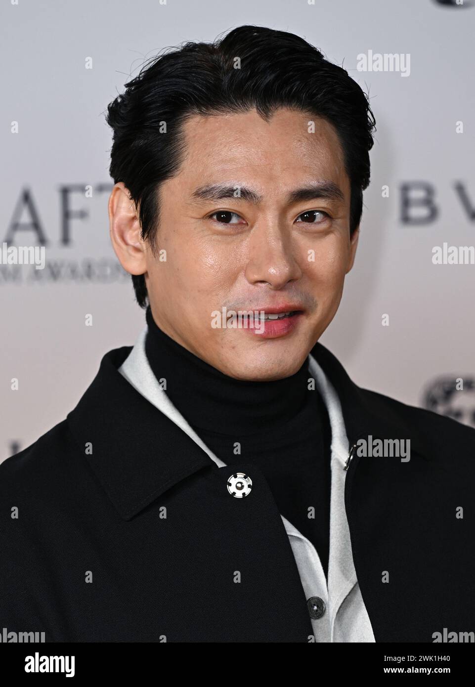 London, UK. February 17th, 2024. Teo Yoo arriving at 2024 EE BAFTA ...