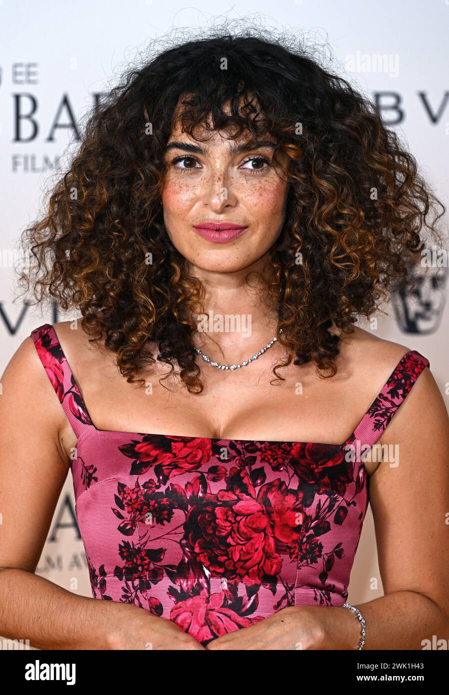 London, UK. February 17th, 2024. Anna Shaffer arriving at 2024 EE BAFTA ...