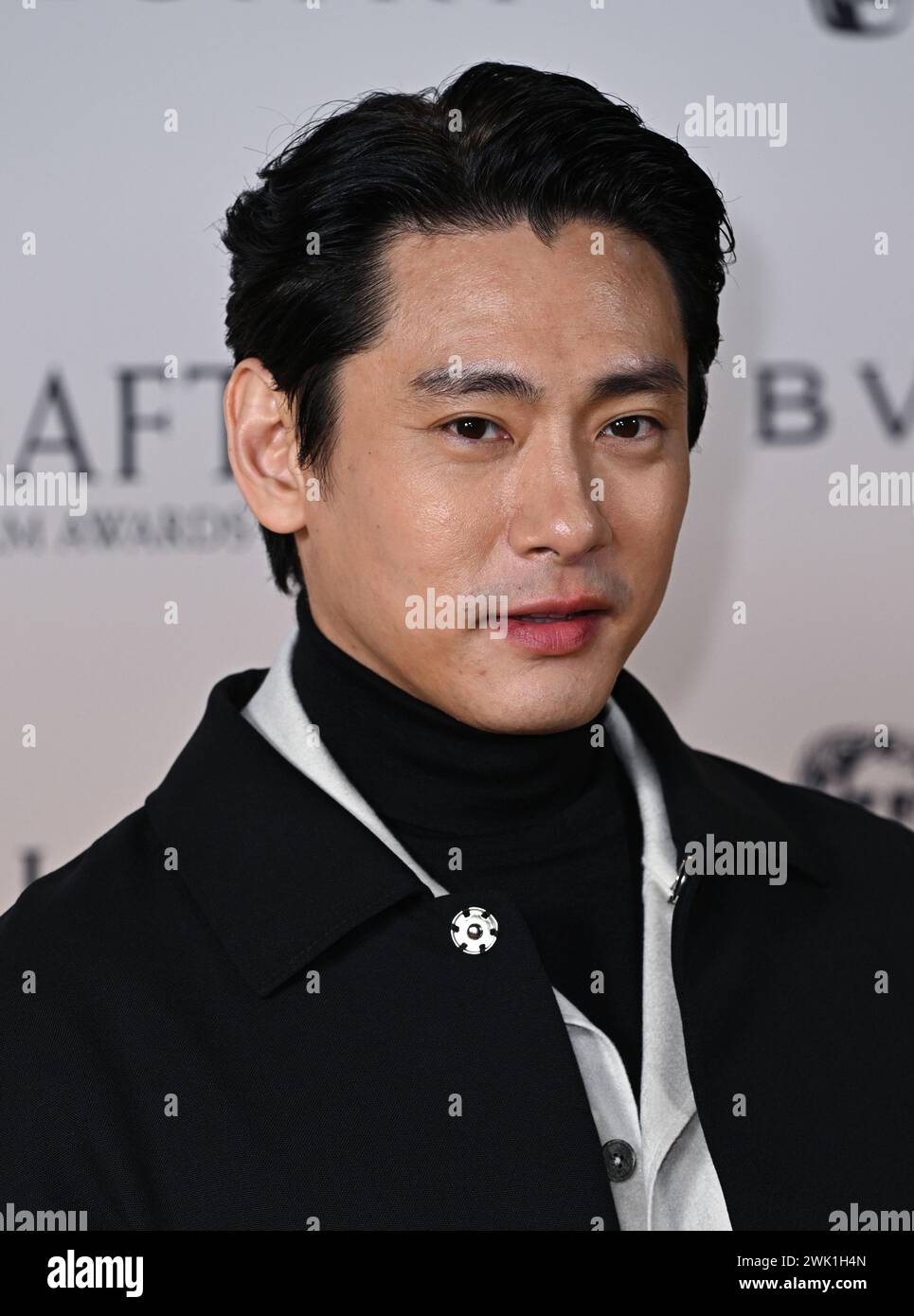 London, UK. February 17th, 2024. Teo Yoo arriving at 2024 EE BAFTA ...