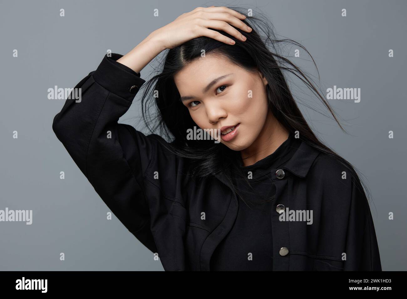 Girl woman asian face portrait background beauty Stock Photo - Alamy