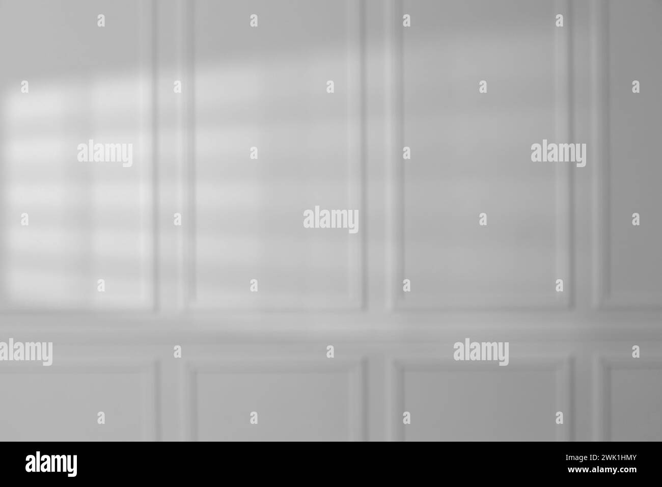 Light and shadow from window on white wall Stock Photo - Alamy
