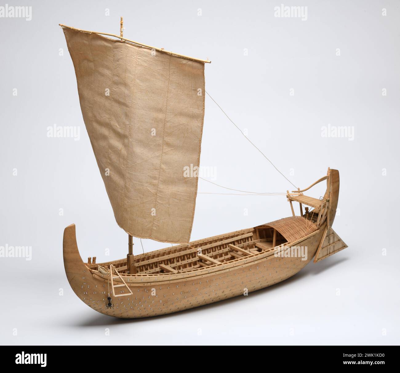 The Bentai, a scaled-down model representing a traditional boat from ...