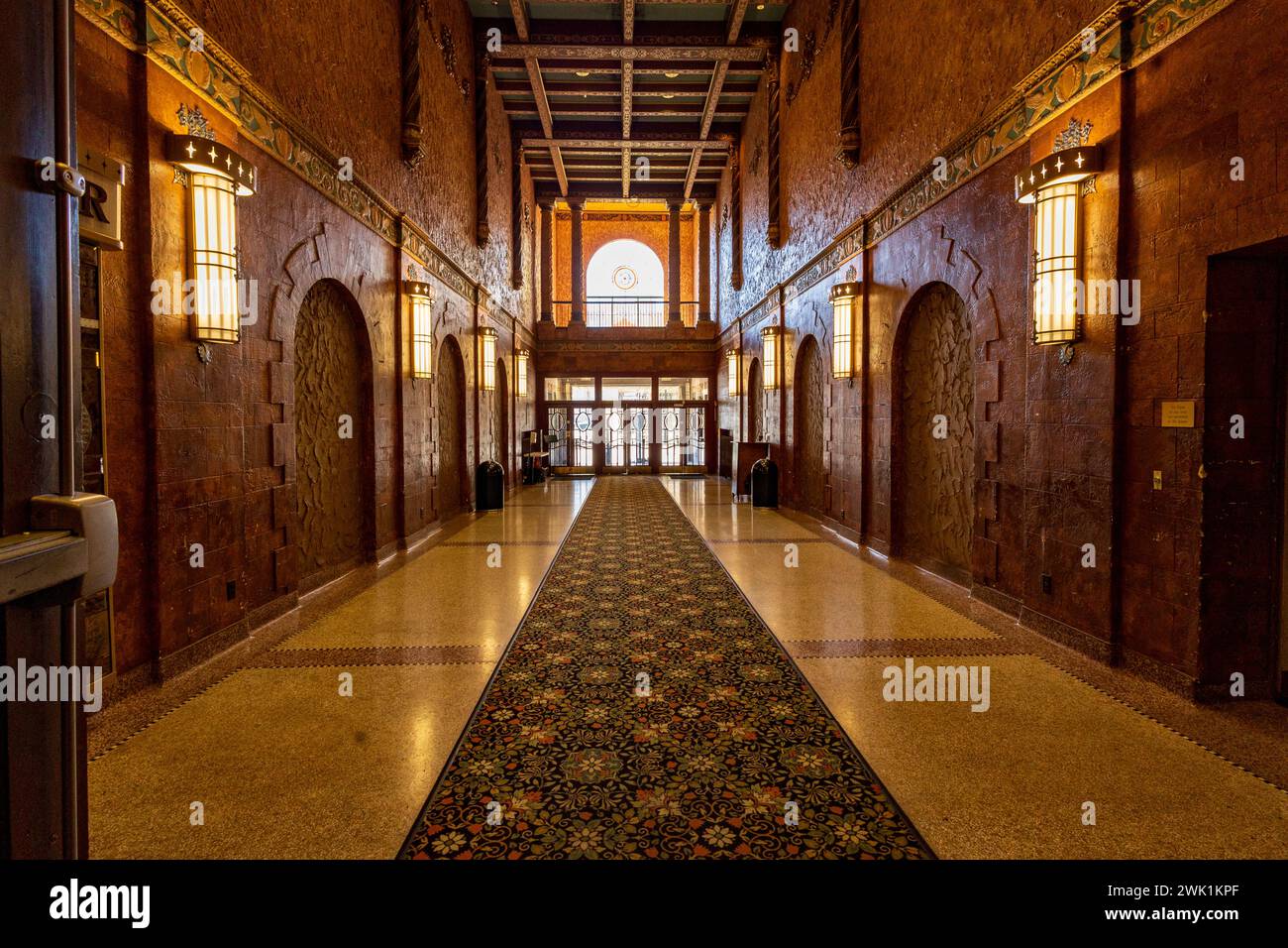Entrance to the historic Gillioz Theatre, Springfield, MIssouri Stock ...