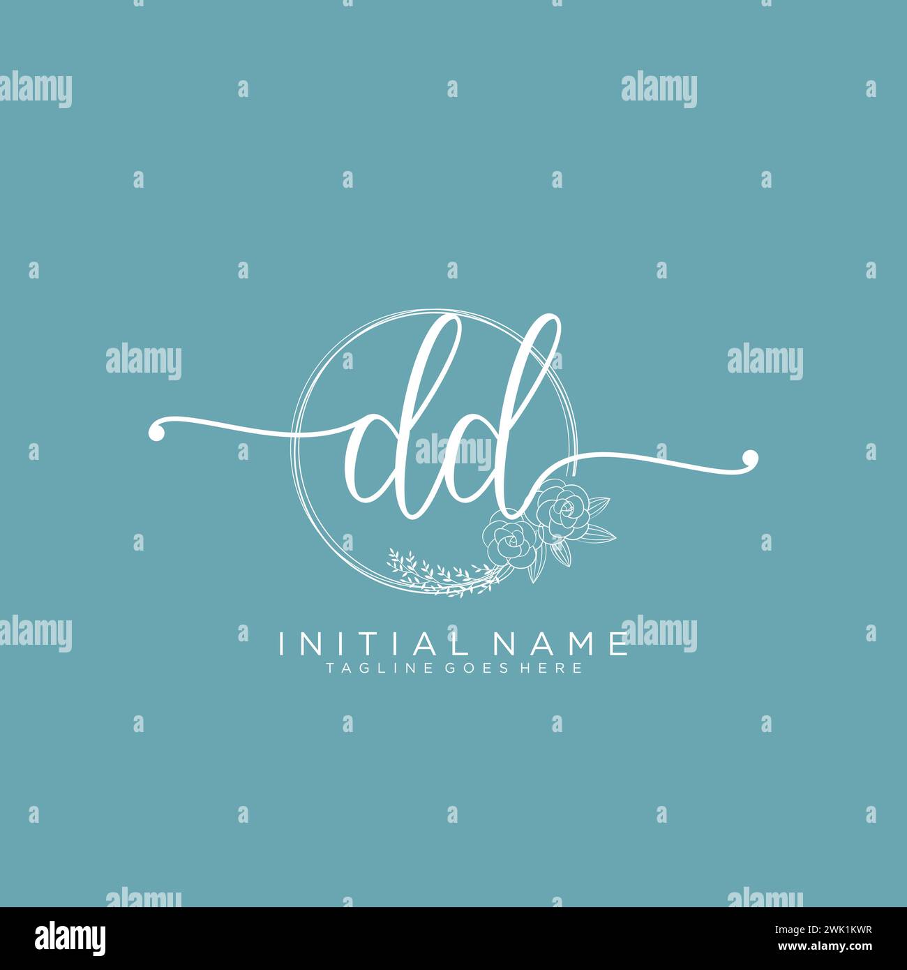 Dd monogram vector vectors hi-res stock photography and images - Alamy