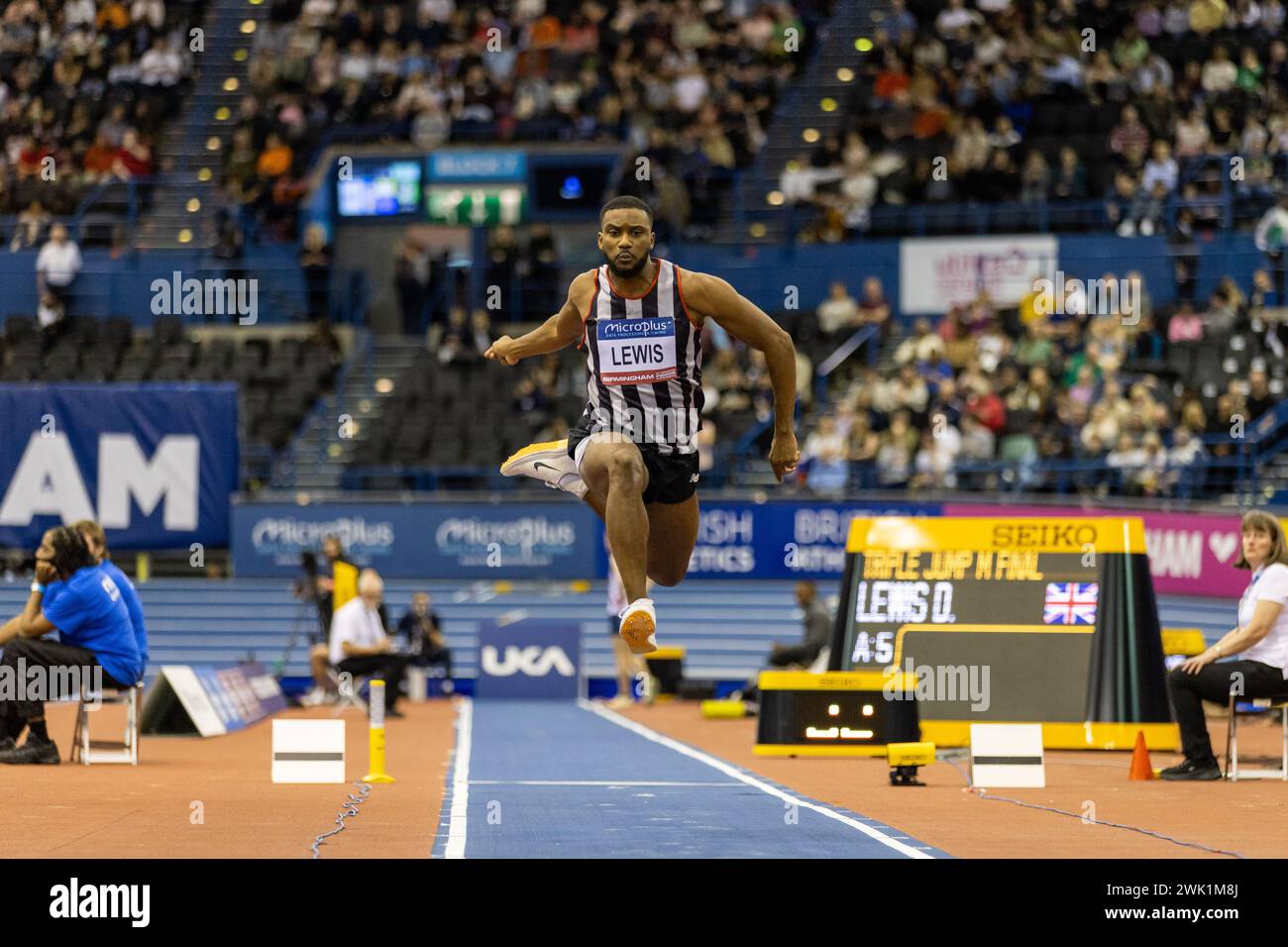 Birmingham, 18 February 2024, Triple Jump Men Final – Daniel Lewis ...